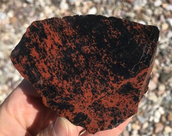 Raw Mahogany Obsidian - Etsy