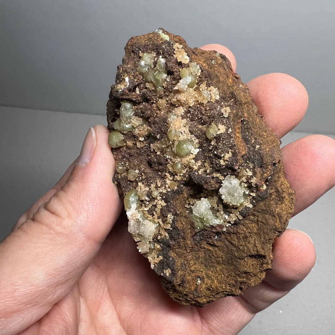 Starry Night Adamite and Calcite - Etsy