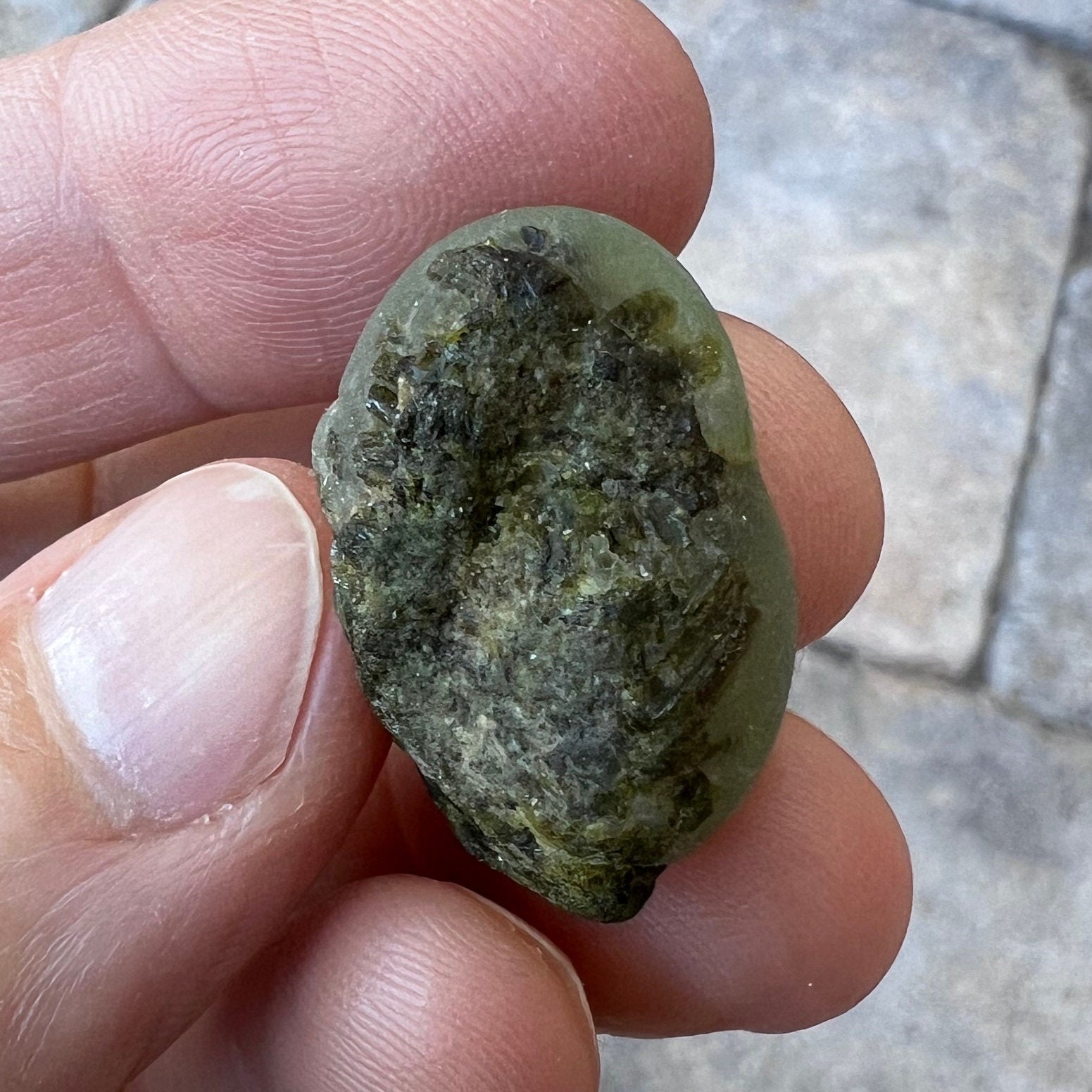 Green Botryoidal Prehnite Crystal - Etsy