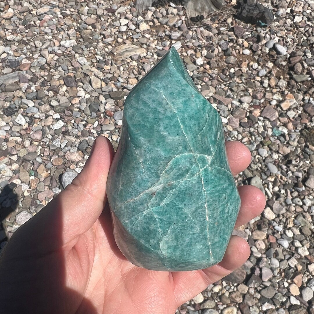 Amazonite Freeform Flame - Etsy