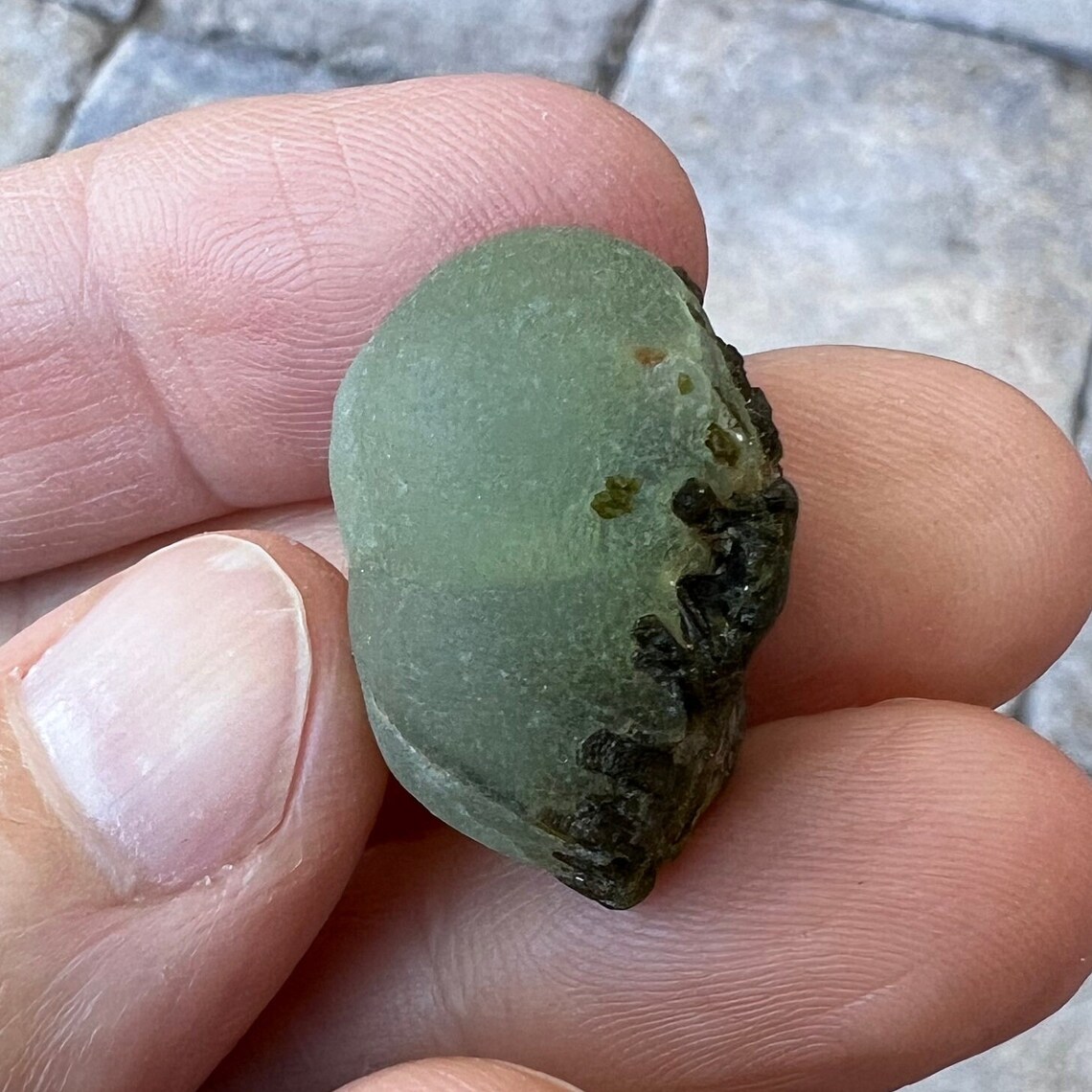 Green Botryoidal Prehnite Crystal - Etsy