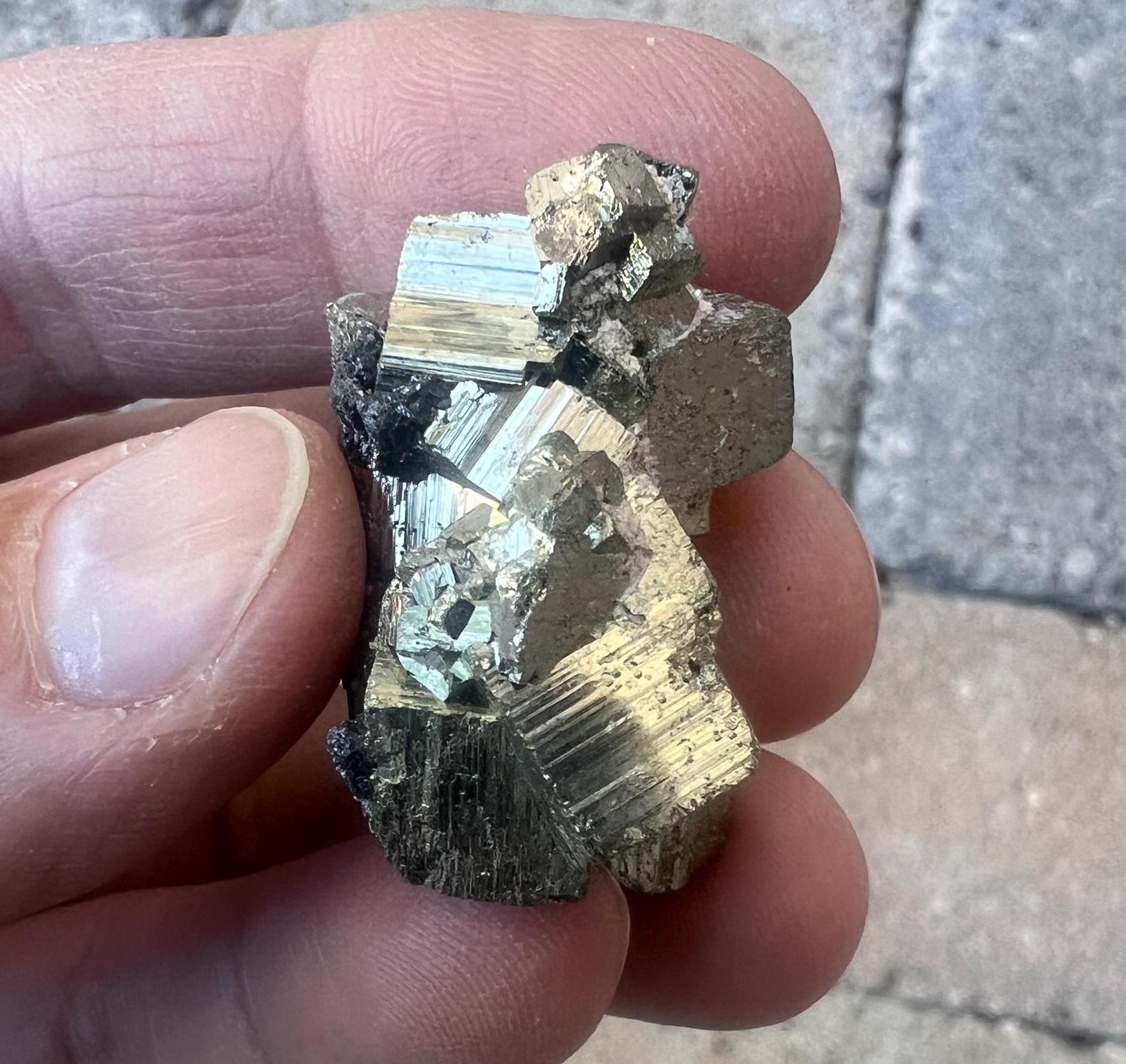 Natural Pyrite Cube Cluster - Etsy