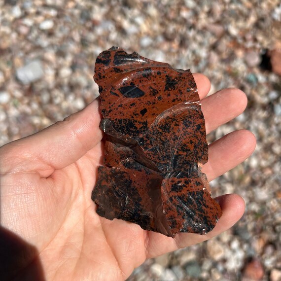 Natural Mahogany Obsidian Rough/ Raw - Etsy