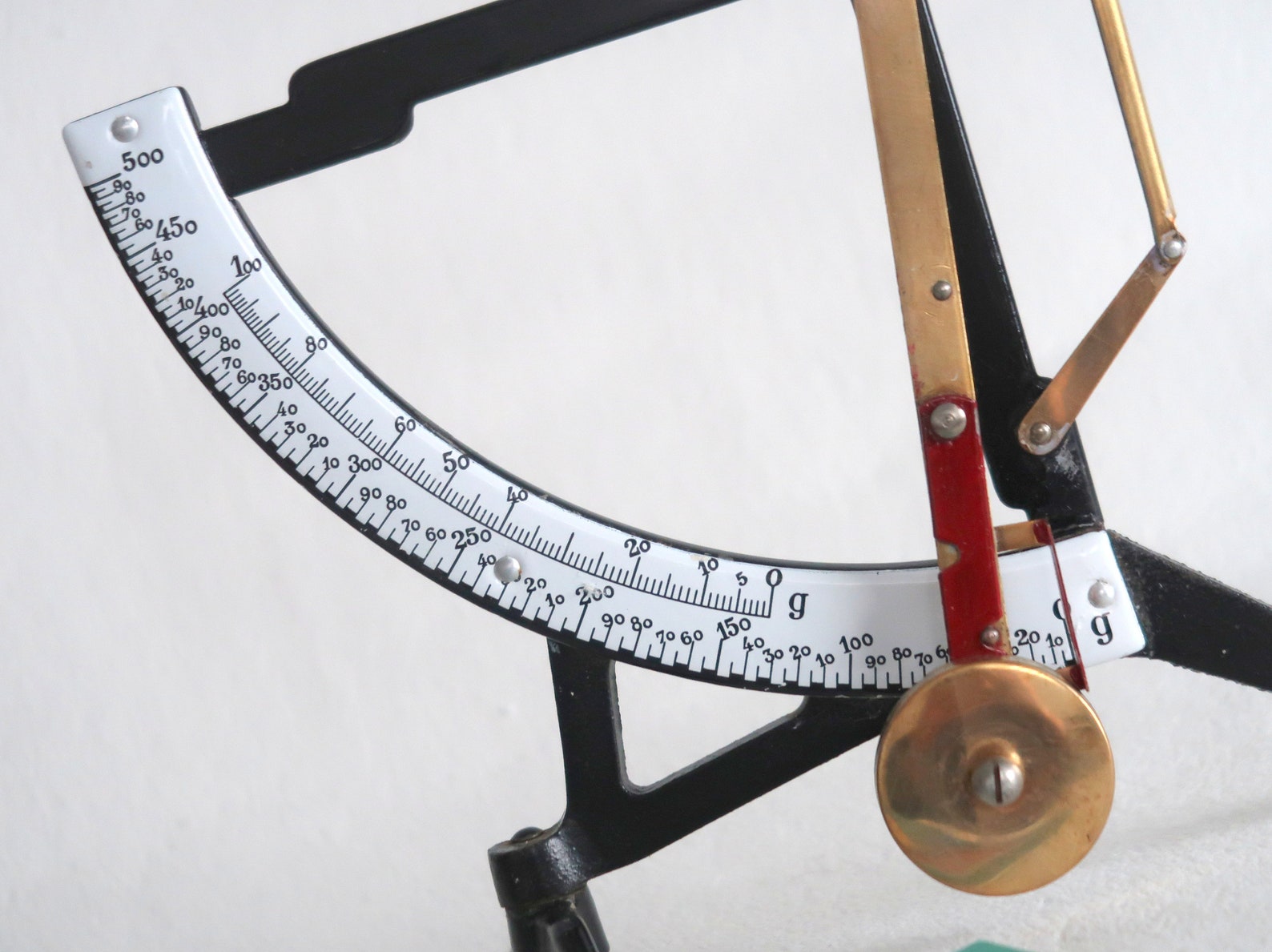 Vintage Pendulum Weighing Scale in Cast Iron and Brass With - Etsy