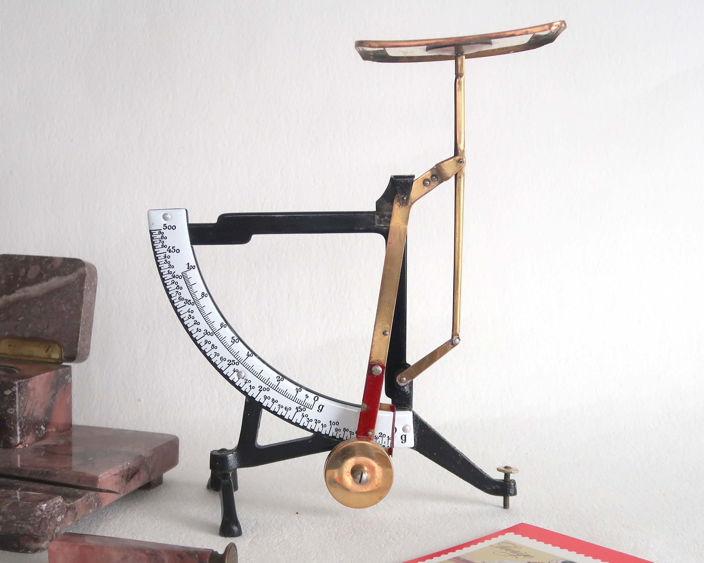 Vintage Pendulum Weighing Scale in Cast Iron and Brass With - Etsy