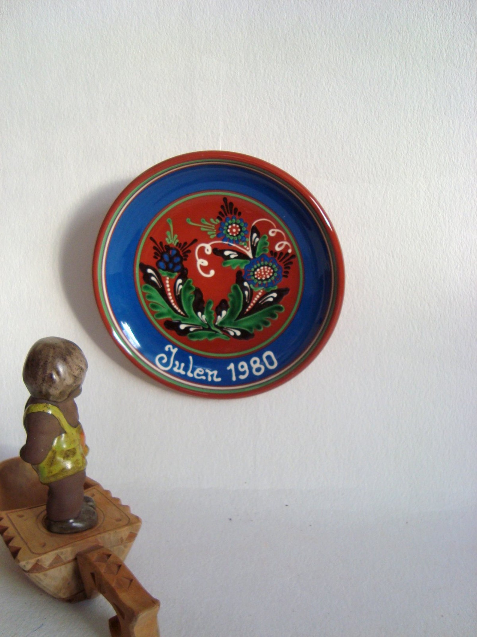 Scandinavian Christmas Ceramic Plate 1980 by Nittsjökeramik - Etsy