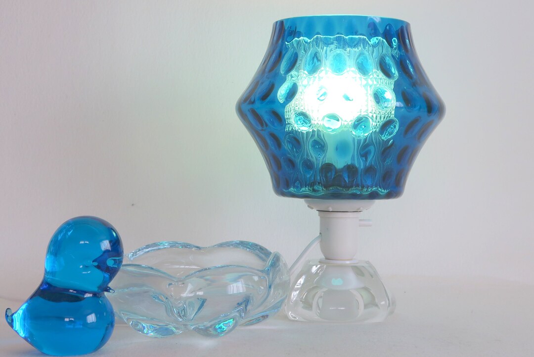 Table Lamp by Gustav Leek for Orrefors, Sweden, 1970's Vintage - Etsy