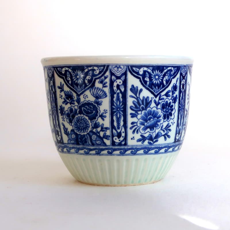 Delft Blue Planter - Etsy