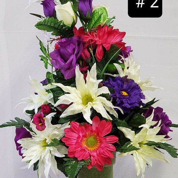 Cemetery Flowers - Etsy