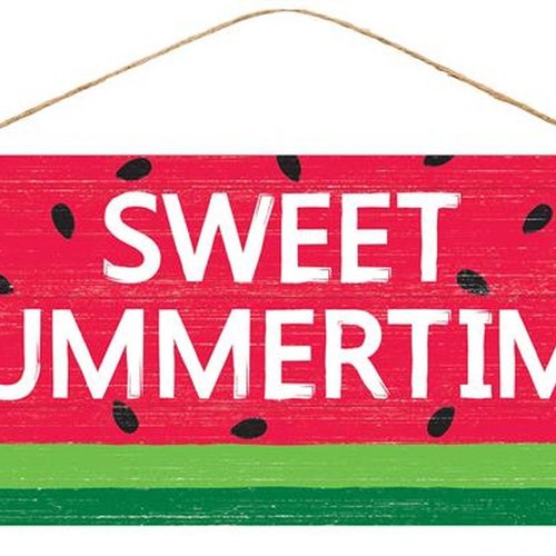 Watermelon Decor Summer Sign Signs for Wreaths Sweet - Etsy