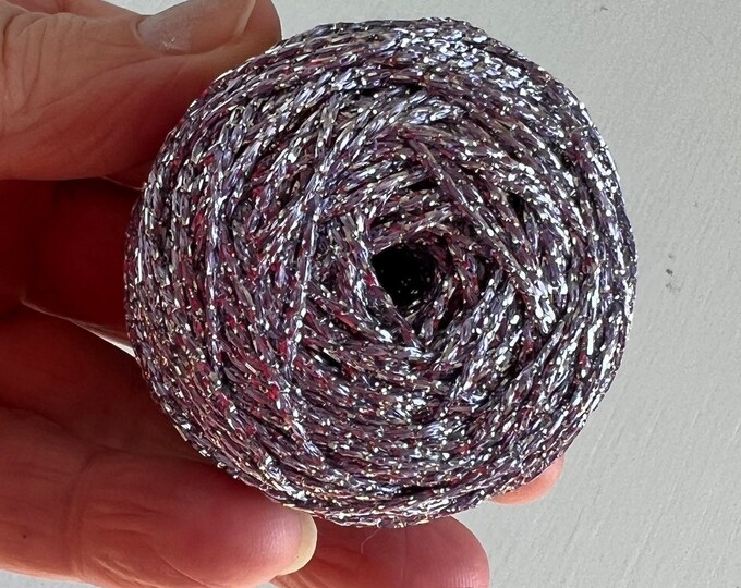 Sparkle Yarn, Gloss and Shine Yarn, Lurex, Metallic Yarn Silver Glitter ...