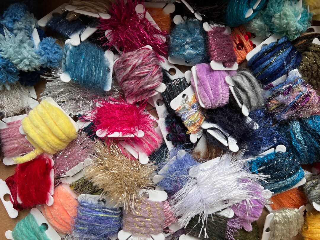 Novelty Art Yarn Fiber Sample Collection • Dreamcatcher Bundle - Etsy
