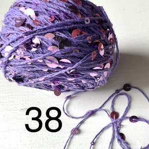 Sequin Cotton Yarn, Sparkly DIY Knitting Crochet Yarn - Etsy