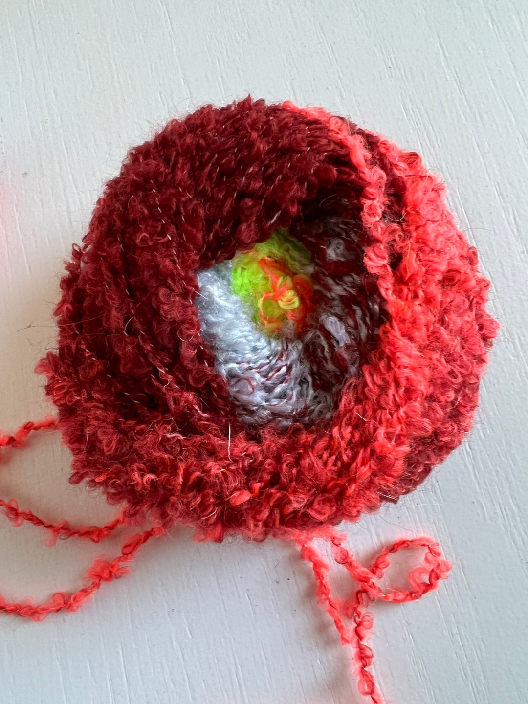 Mohair Durban Neon Green, Neon Pink, Gold, Purple, Burgundy Yarn 50 Gr ...