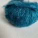 Mohair With Subtle Hint of Metallic Turquoise Fuzzy Turquoise Yarn ...