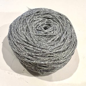 Sparkle Yarn, Gloss and Shine Yarn, Lurex, Metallic Yarn Silver Glitter ...