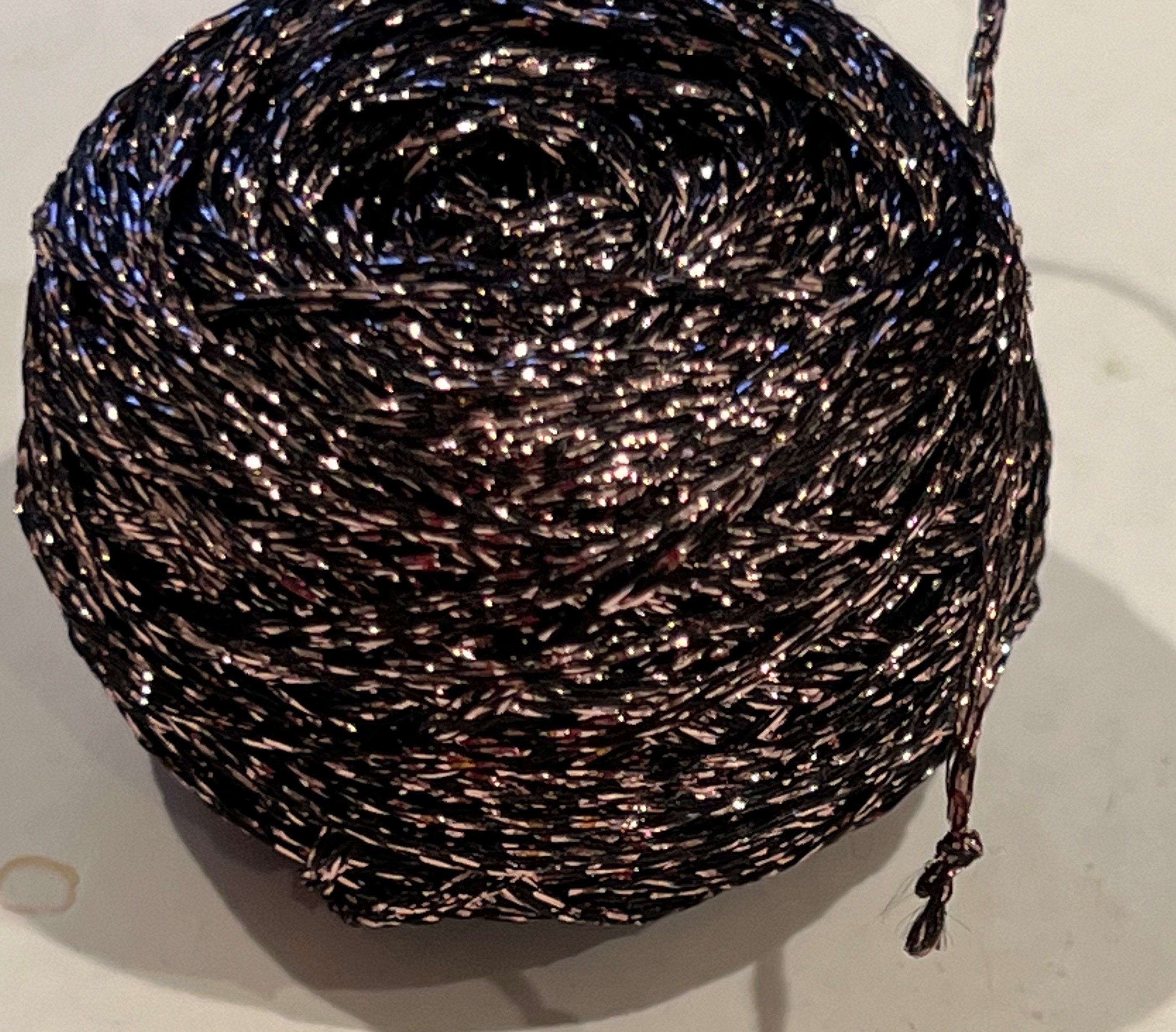 Sparkle Yarn, Gloss and Shine Yarn, Lurex, Metallic Yarn Glitter1 Mm ...