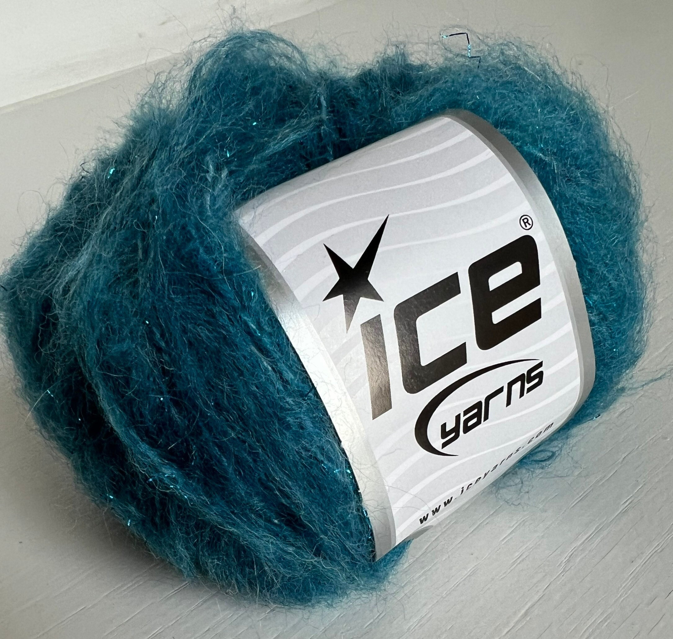 Mohair With Subtle Hint of Metallic Turquoise Fuzzy Turquoise - Etsy