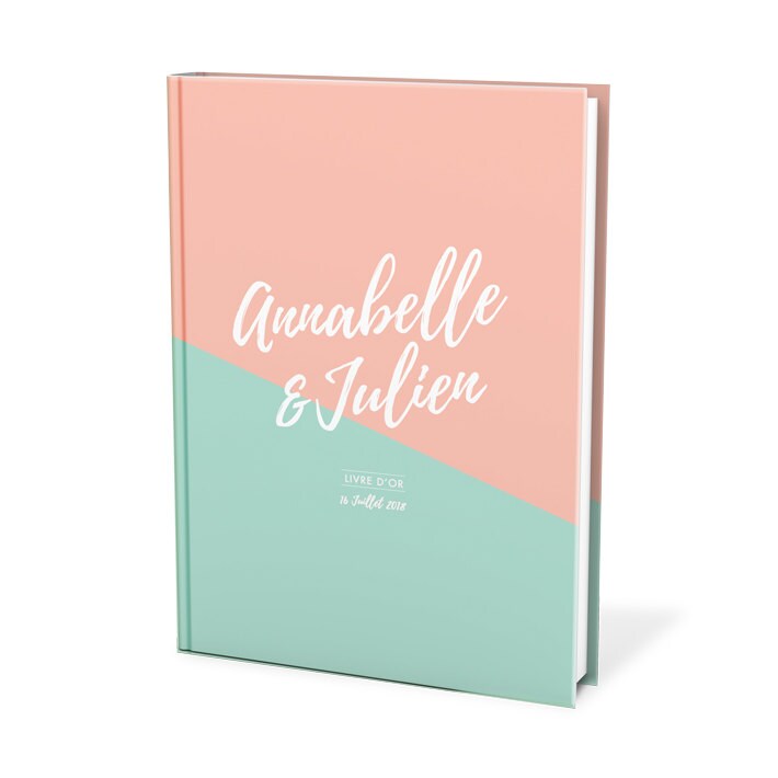 Bespoke Wedding Guest Book With Bride and Groom Names - Etsy