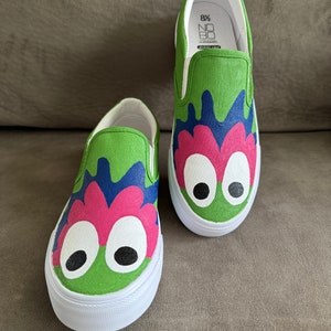 Phanatic Slip on Shoes - Hand Painted - WOMENS - Etsy