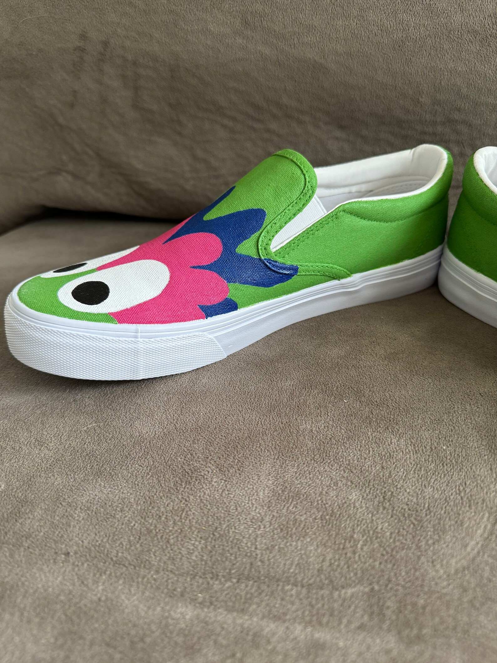 Phanatic Slip on Shoes - Hand Painted - WOMENS - Etsy