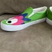 Phanatic Slip on Shoes - Hand Painted - WOMENS - Etsy