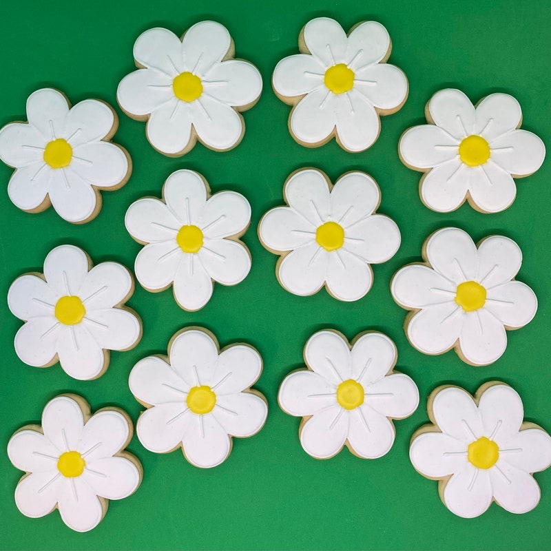 Daisy Cookies - Etsy