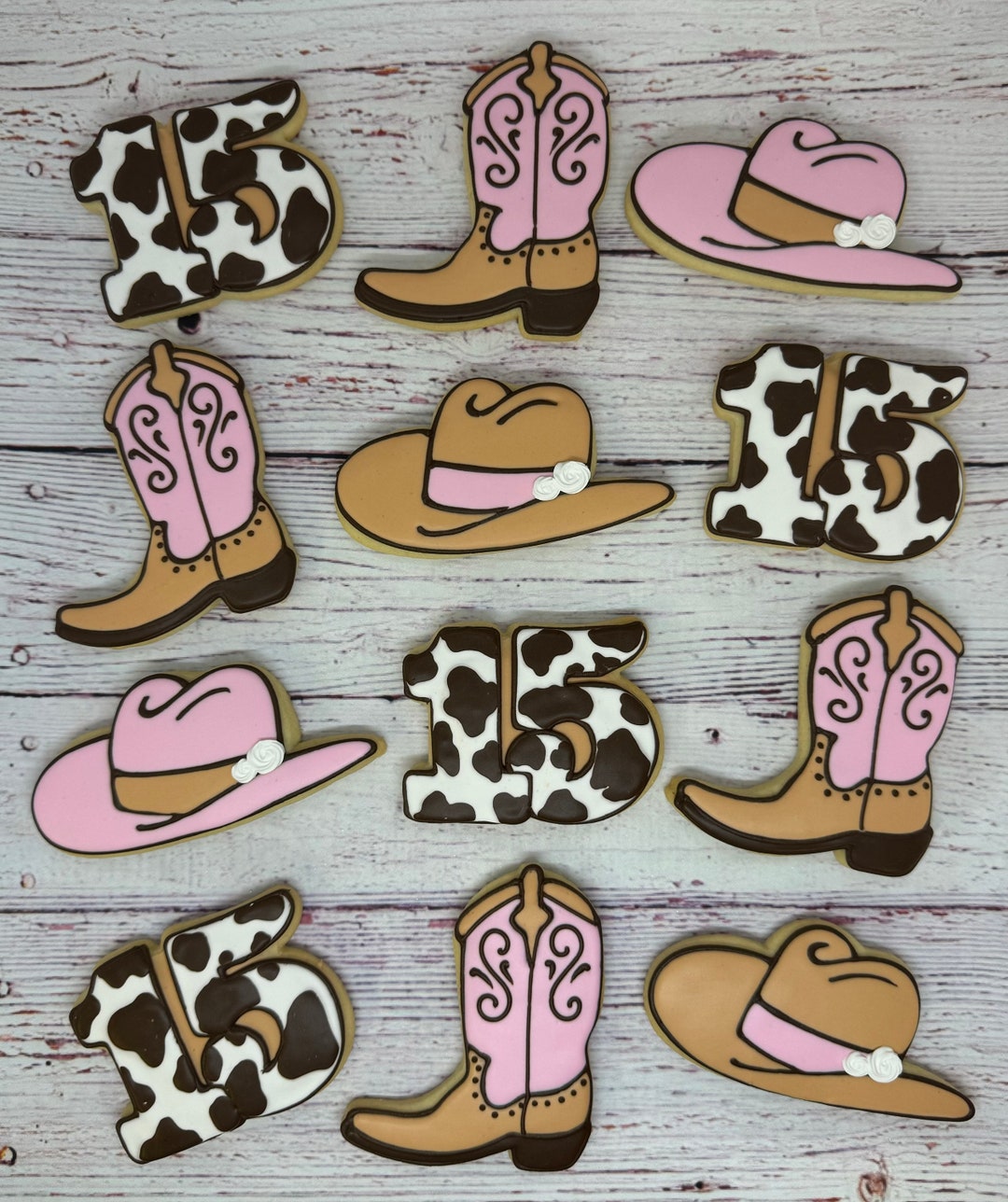 Rodeo Party Favors, Cowboy Cowgirl Cookies, Western Theme Party Favors ...