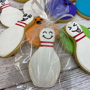 Bowling Theme Party Favors, Bowling Pin Cookies, Bowling Ball Cookies ...