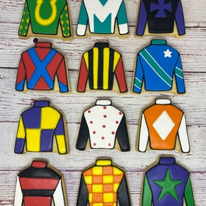 Derby Cookies, Jockey Silk Party Favors, Horse Race Cookies, Kentucky ...