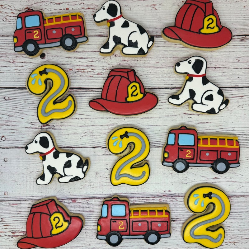 Fireman Cookies - Etsy