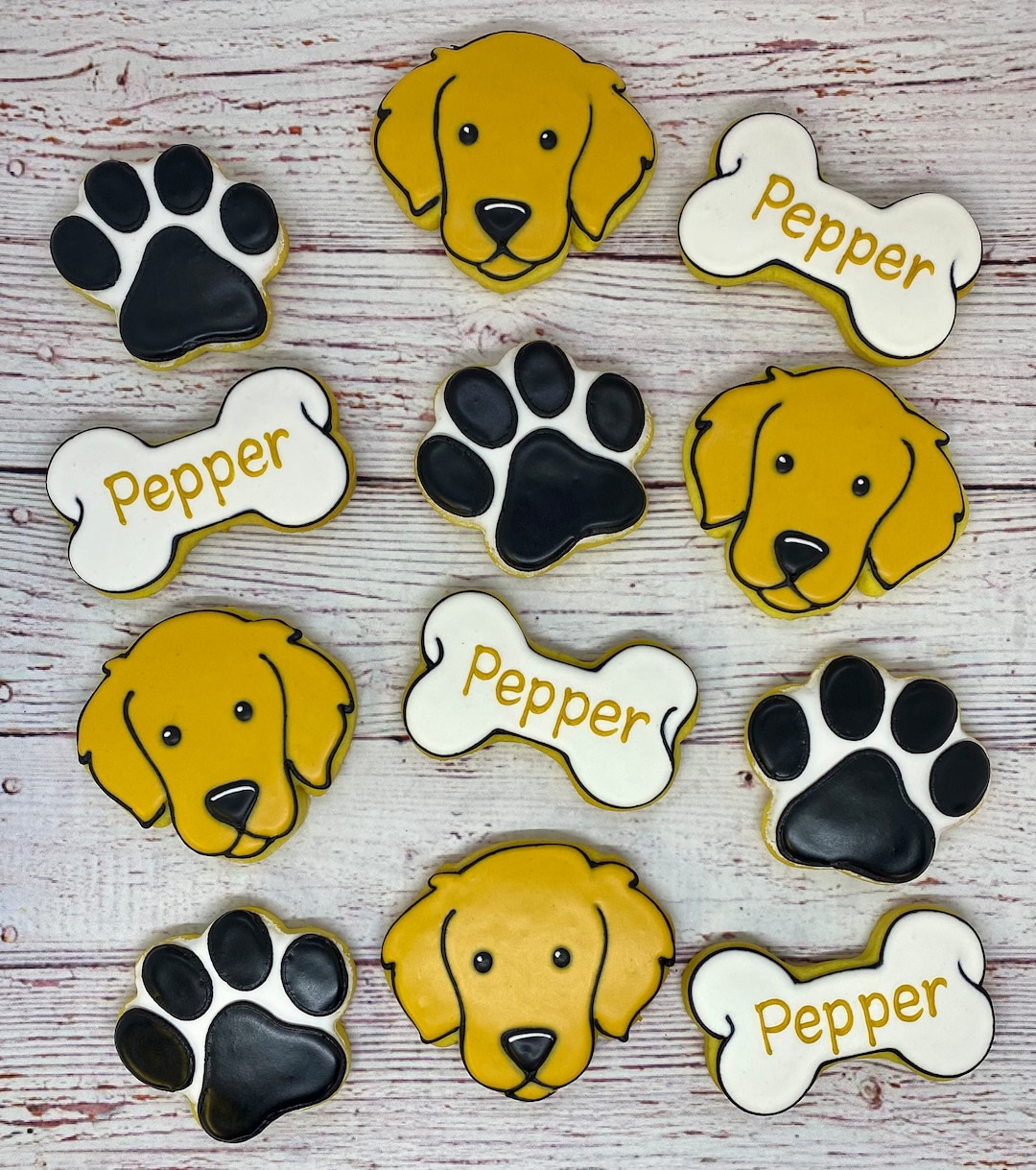 Golden Retriever Theme Party Favors, Dog Theme Cookies, Great ...