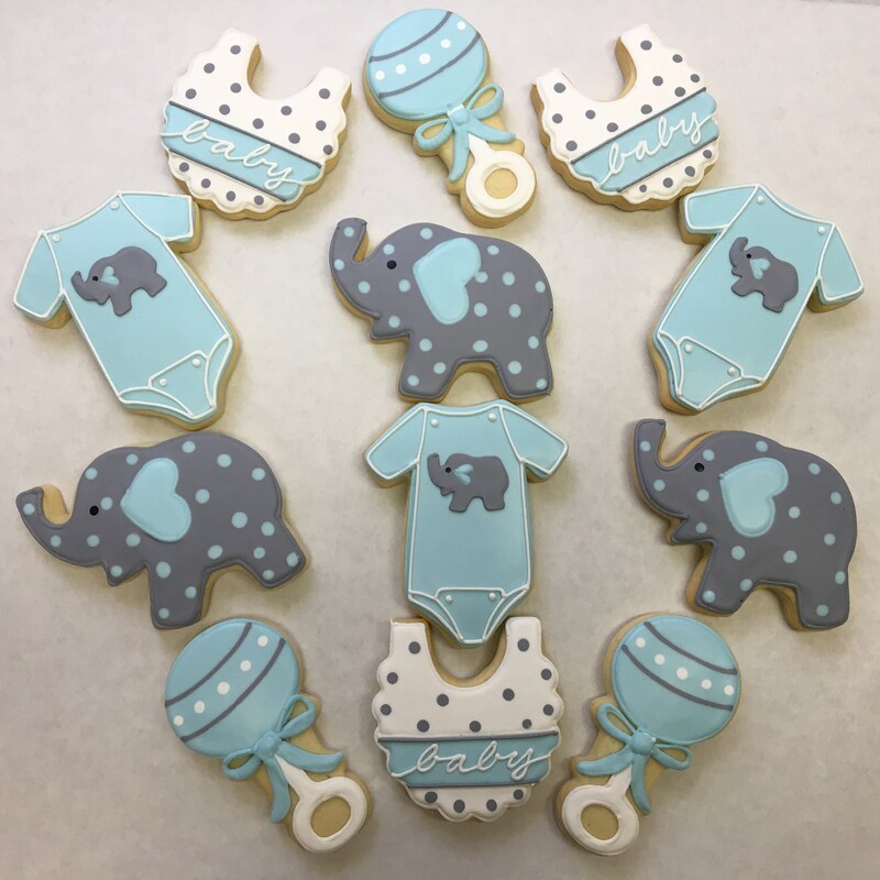 Baby Bib Cookies - Etsy