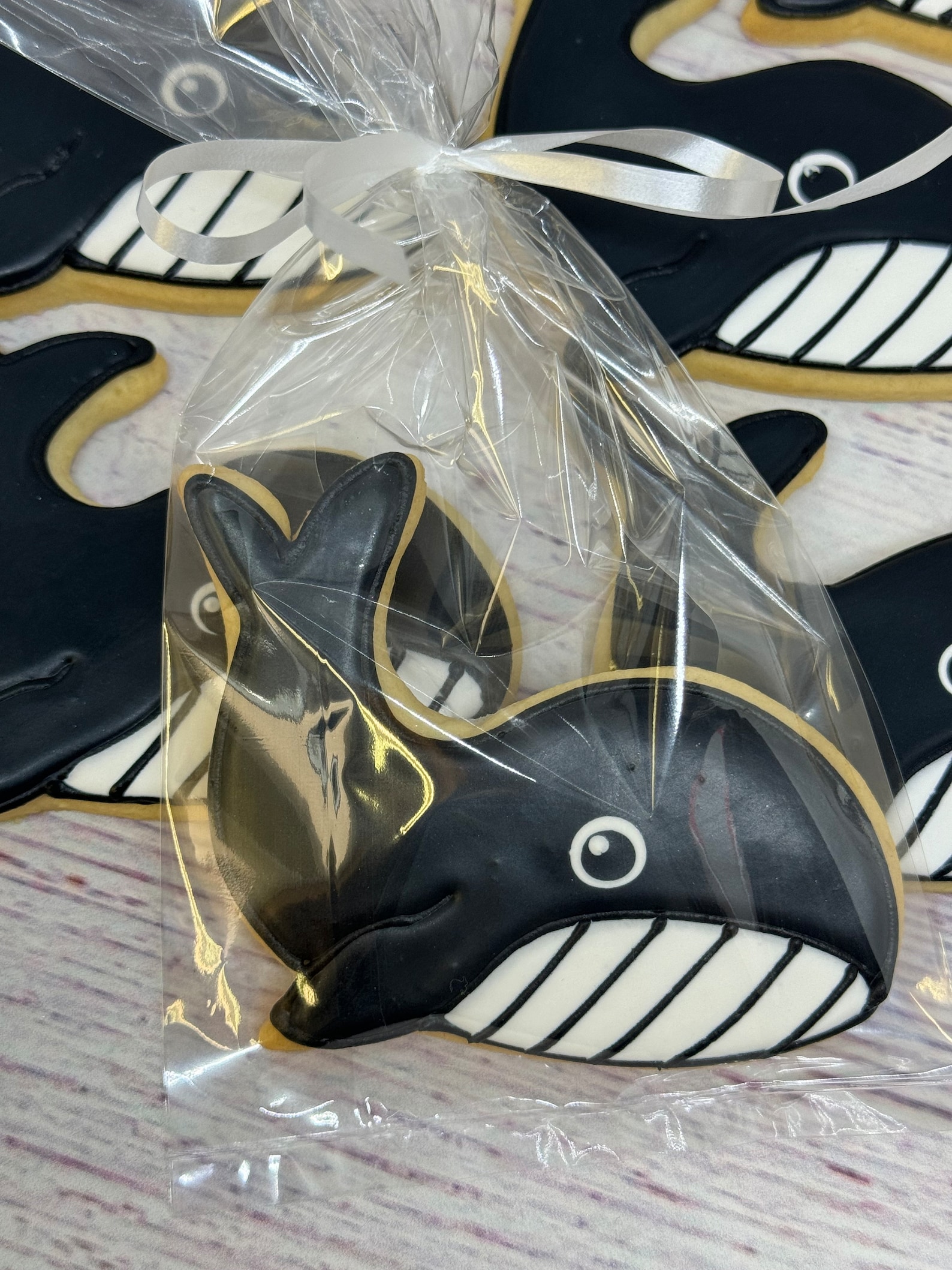 Whale Cookie Favors, Sea Theme Cookies, Whale Cookies for Birthday ...