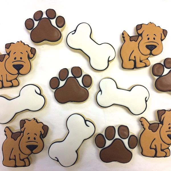 Dog Sugar Cookies - Etsy
