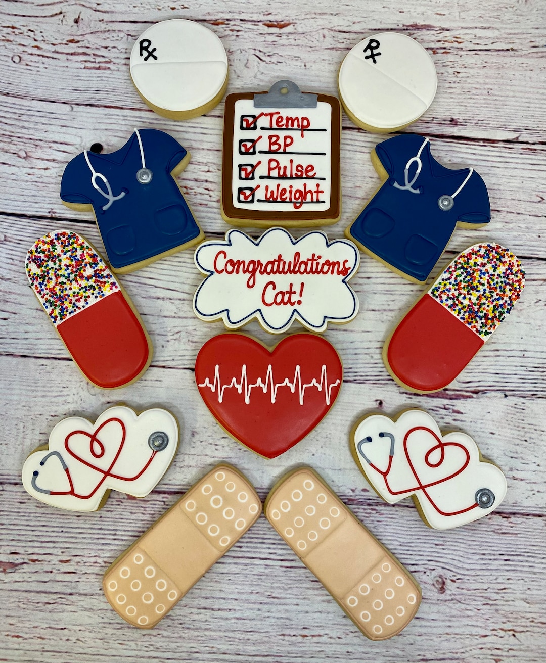 Nurse Graduation Gift, RN Cookies, Medical Cookies, Nurse Retirement ...