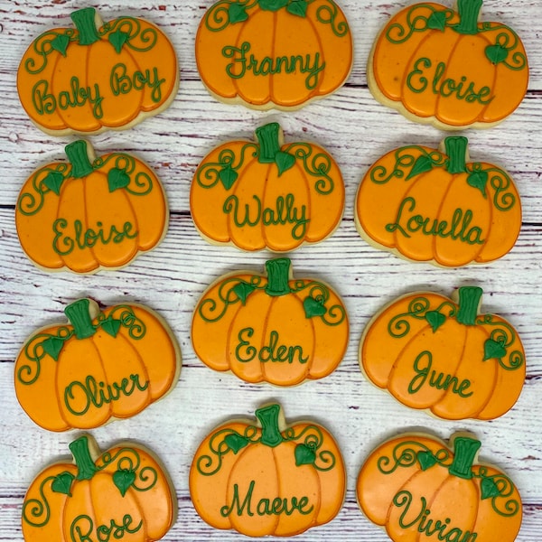 Place Card Cookies - Etsy