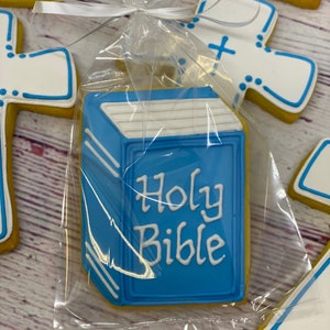 Bible Cookies and Cross Cookies for Confirmation, First Communion ...