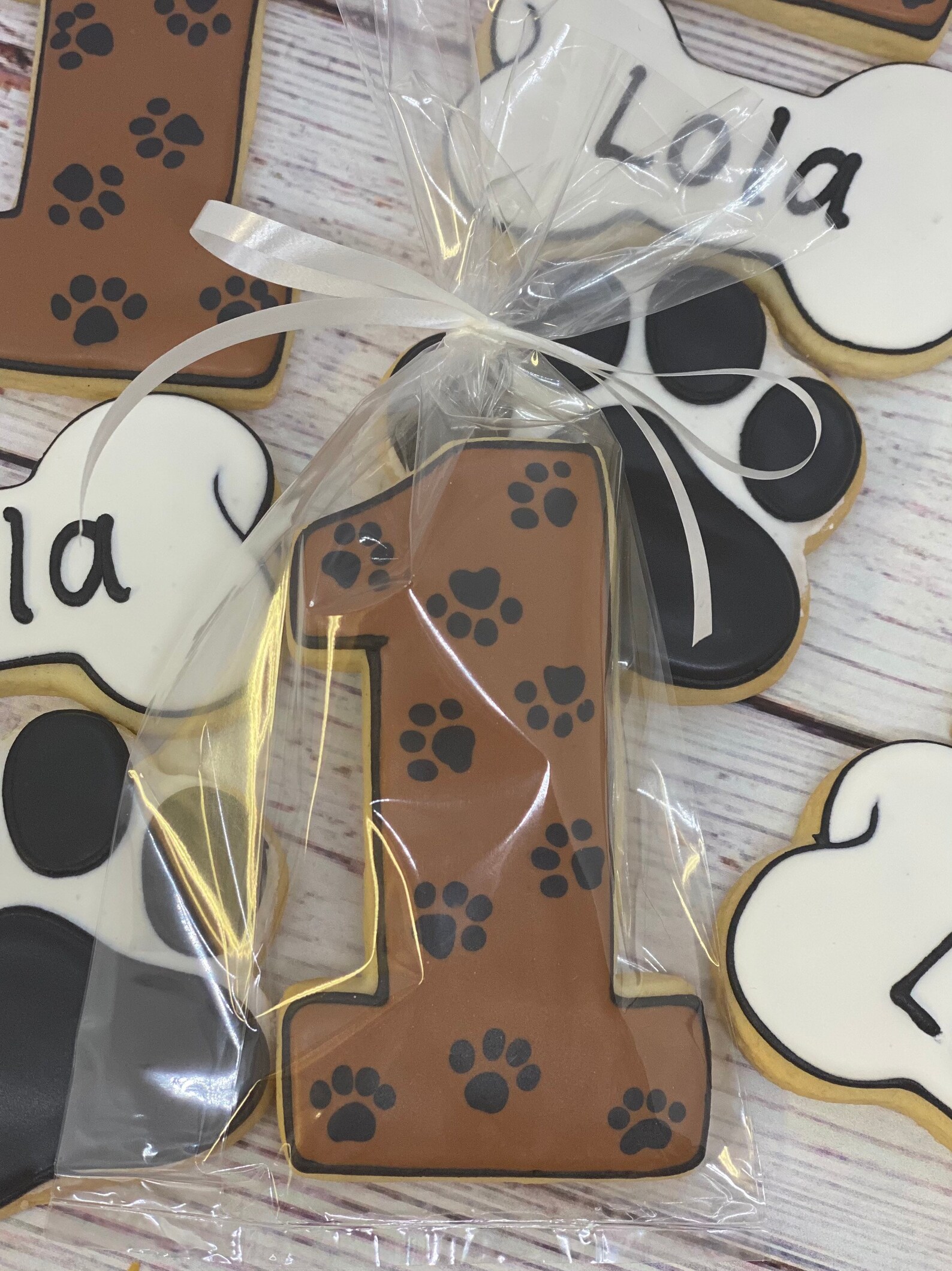 Dog Theme Party Favors Birthday Party Favor Cookies Paw | Etsy