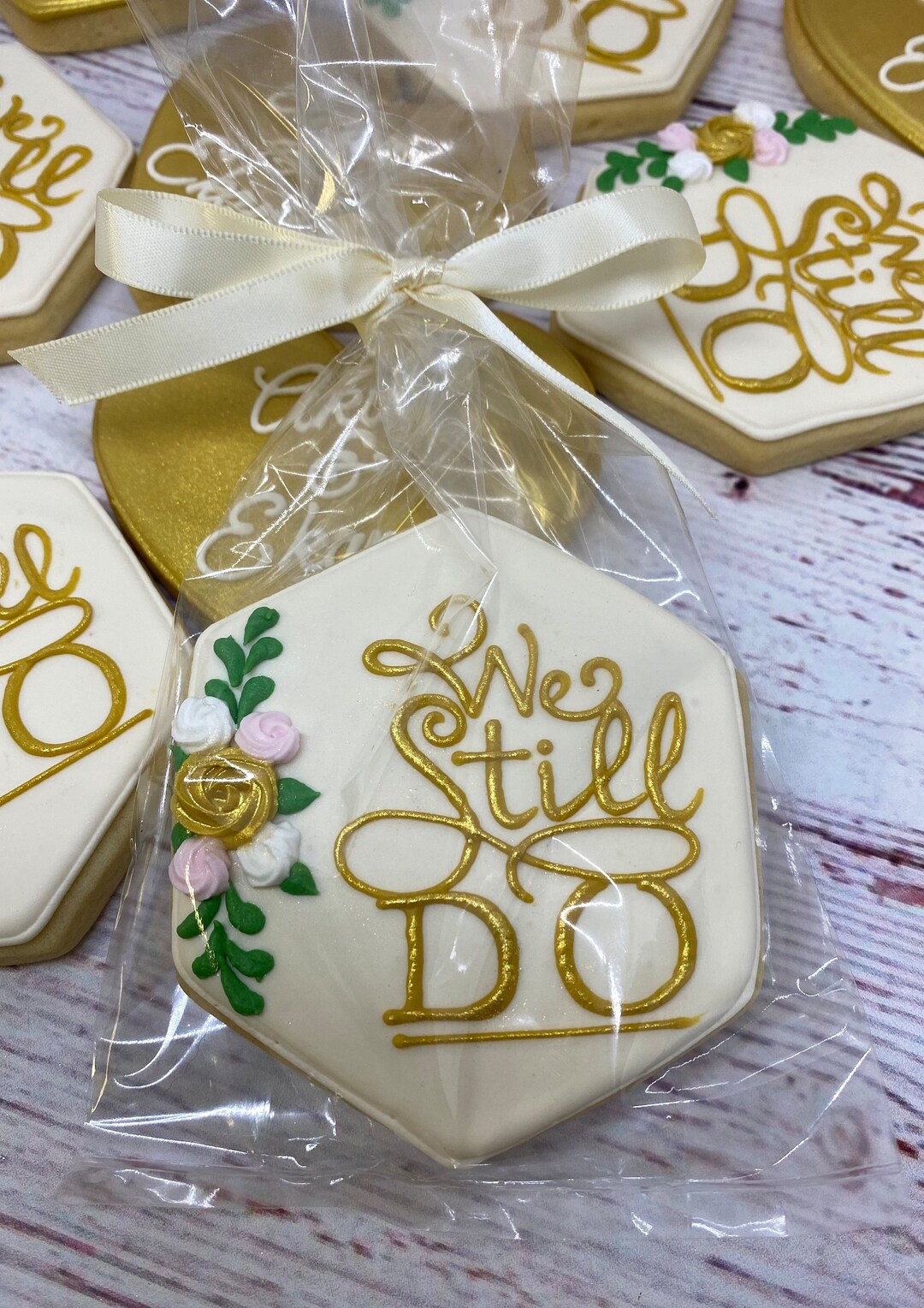 50th Anniversary Party Favors, Wedding Anniversary Cookies ...