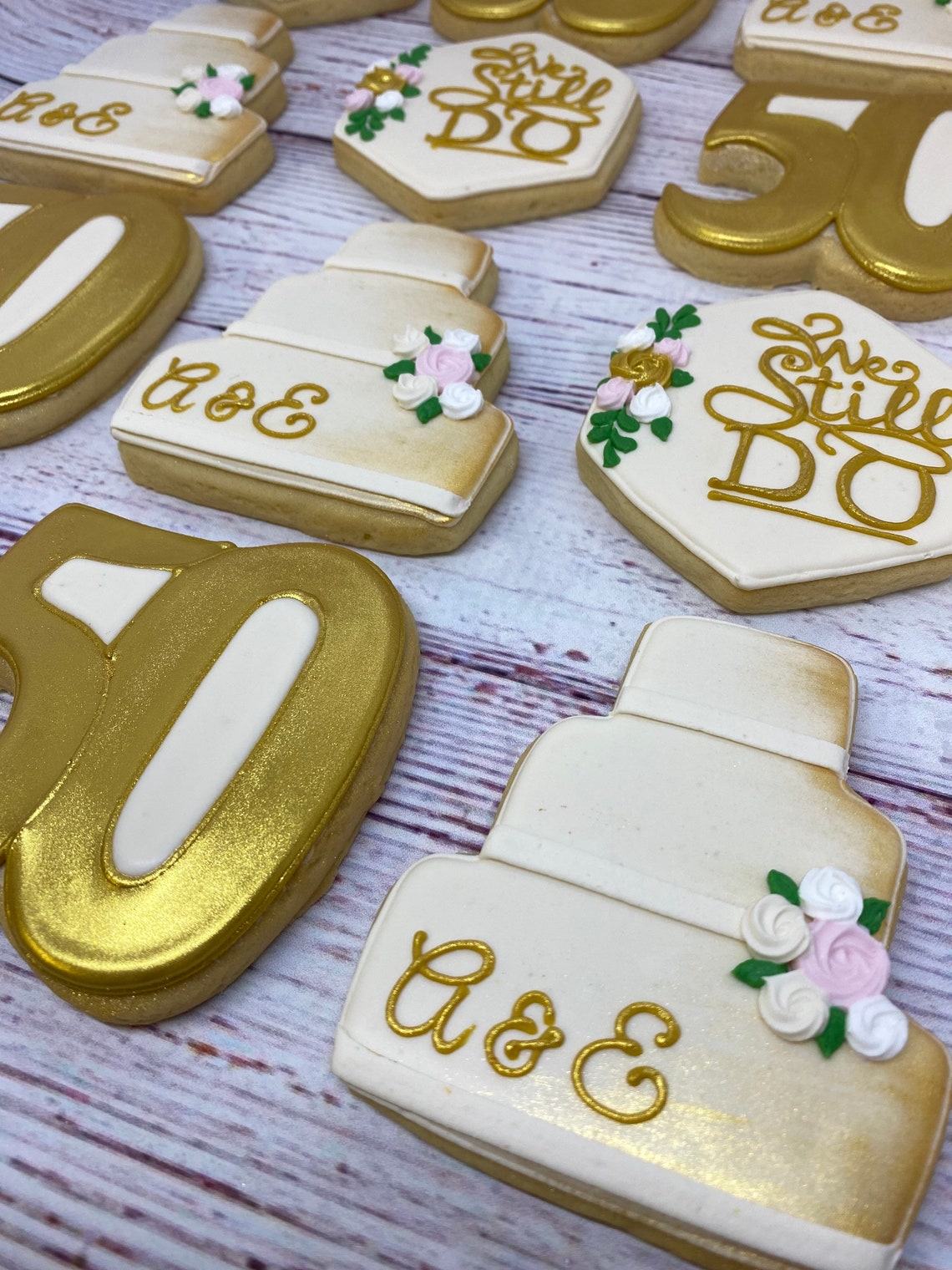 50th Anniversary Party Favors Wedding Anniversary Cookies - Etsy