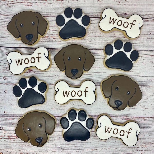 Dog Sugar Cookies - Etsy