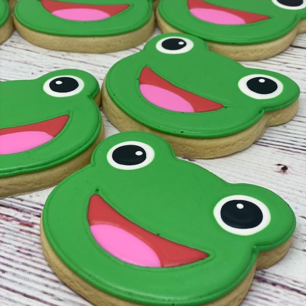 Frog Cookies - Etsy