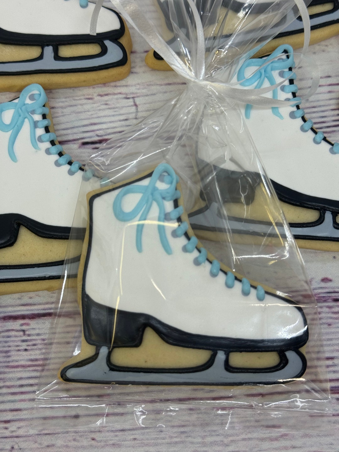 Ice Skate Cookie Favors for Birthdays, Ice Skate Cookies for Banquets ...