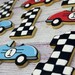 Race Car Cookie Favors, Number Cookies for Birthday, Cute Race Theme ...
