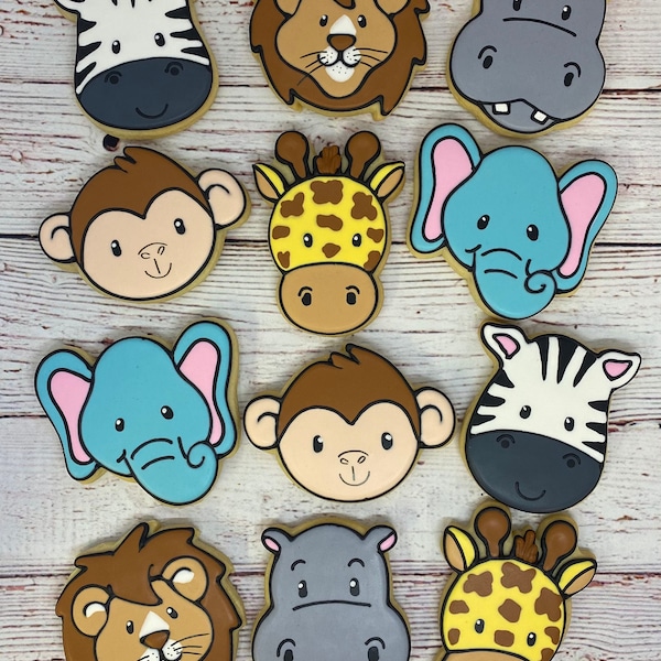 Zoo Cookies - Etsy