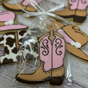 Rodeo Party Favors, Cowboy Cowgirl Cookies, Western Theme Party Favors ...