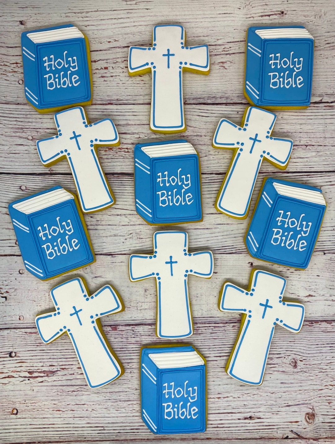 Bible Cookies and Cross Cookies for Confirmation, First Communion ...