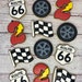Car Theme Cookie Favors, Racing Theme Cookies for Birthday, Cute Race ...