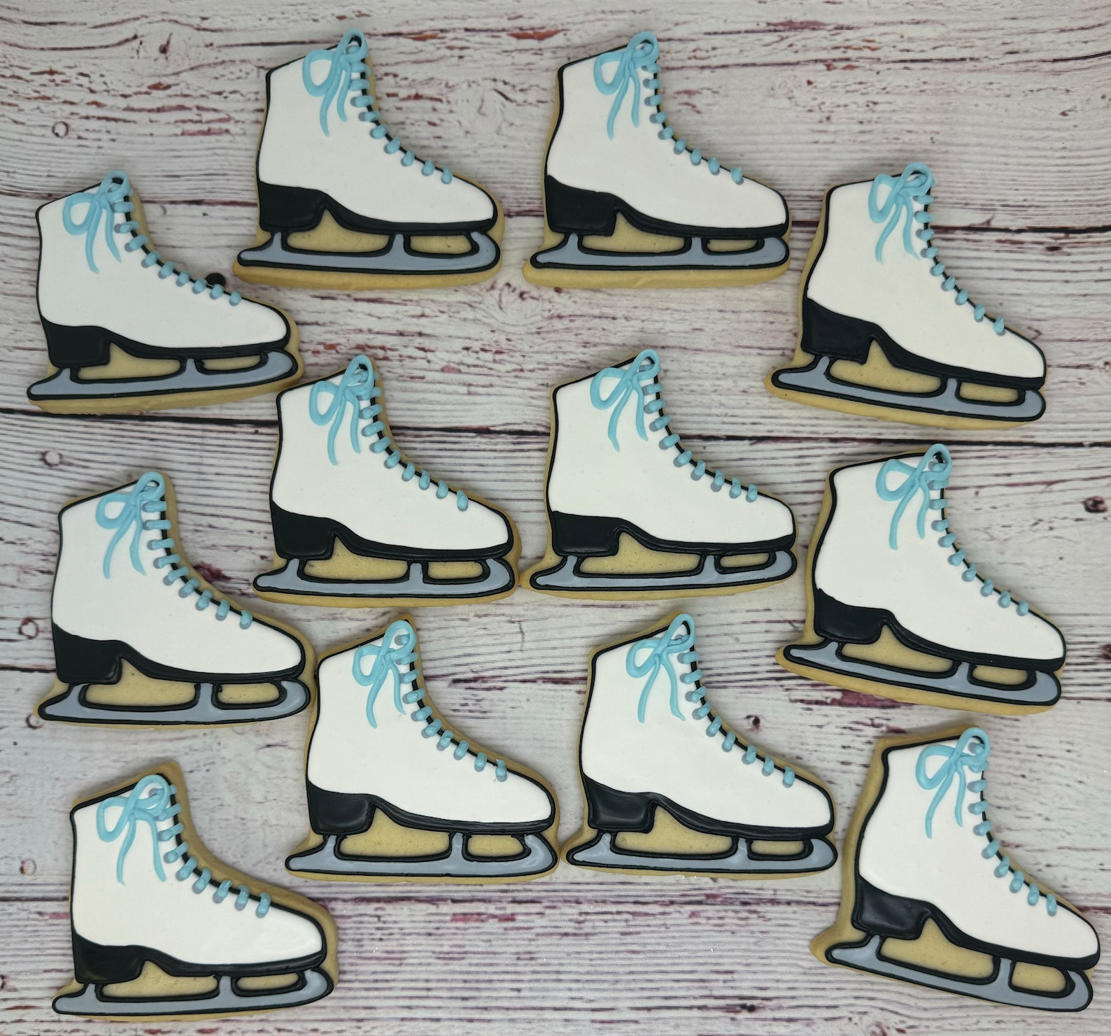 Ice Skate Cookie Favors for Birthdays, Ice Skate Cookies for Banquets ...